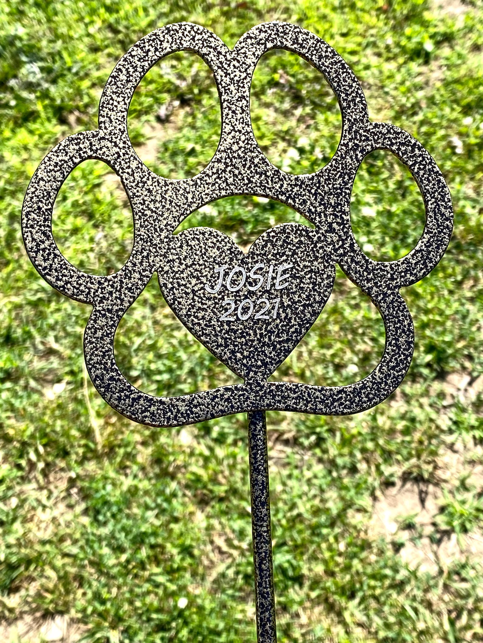 Metal Pet Memorial Stake - Pet Memorial - Cat Memorial Stake - Dog ...