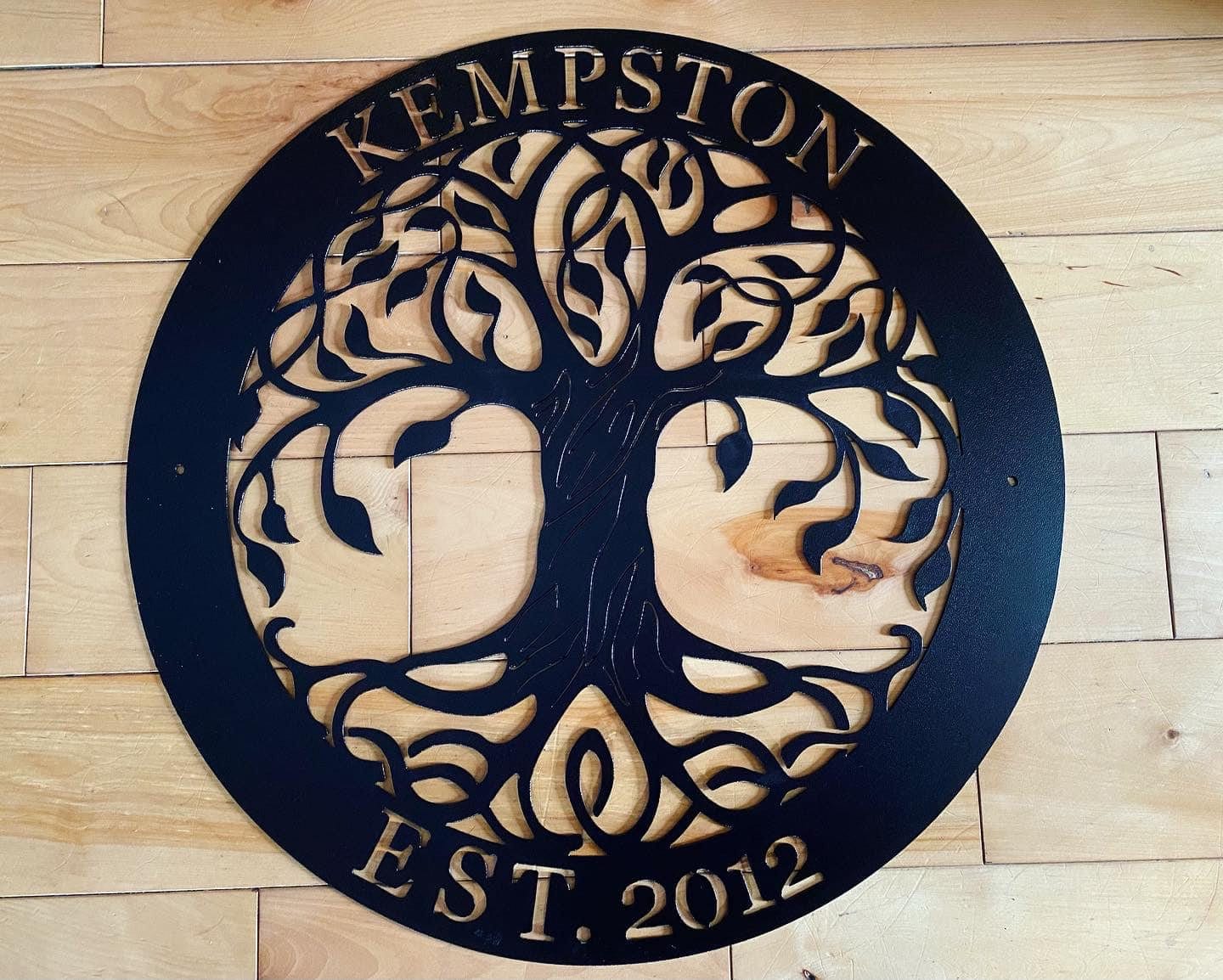 Metal Celtic Tree of Life - Personalized Metal Tree of Life Sign ...