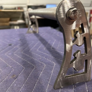 BBQ Smoker Handle - Stainless Steel Pipe Swivel Handle - Weld on Handle ...