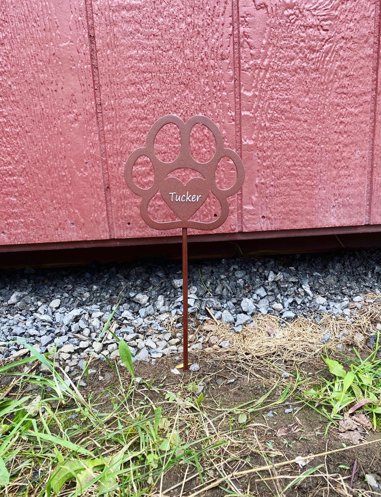 Metal Pet Memorial Stake - Pet Memorial - Cat Memorial Stake - Dog ...