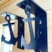 Custom Made Farmhouse Style Mantle Brackets - Steel Mantle Brackets ...