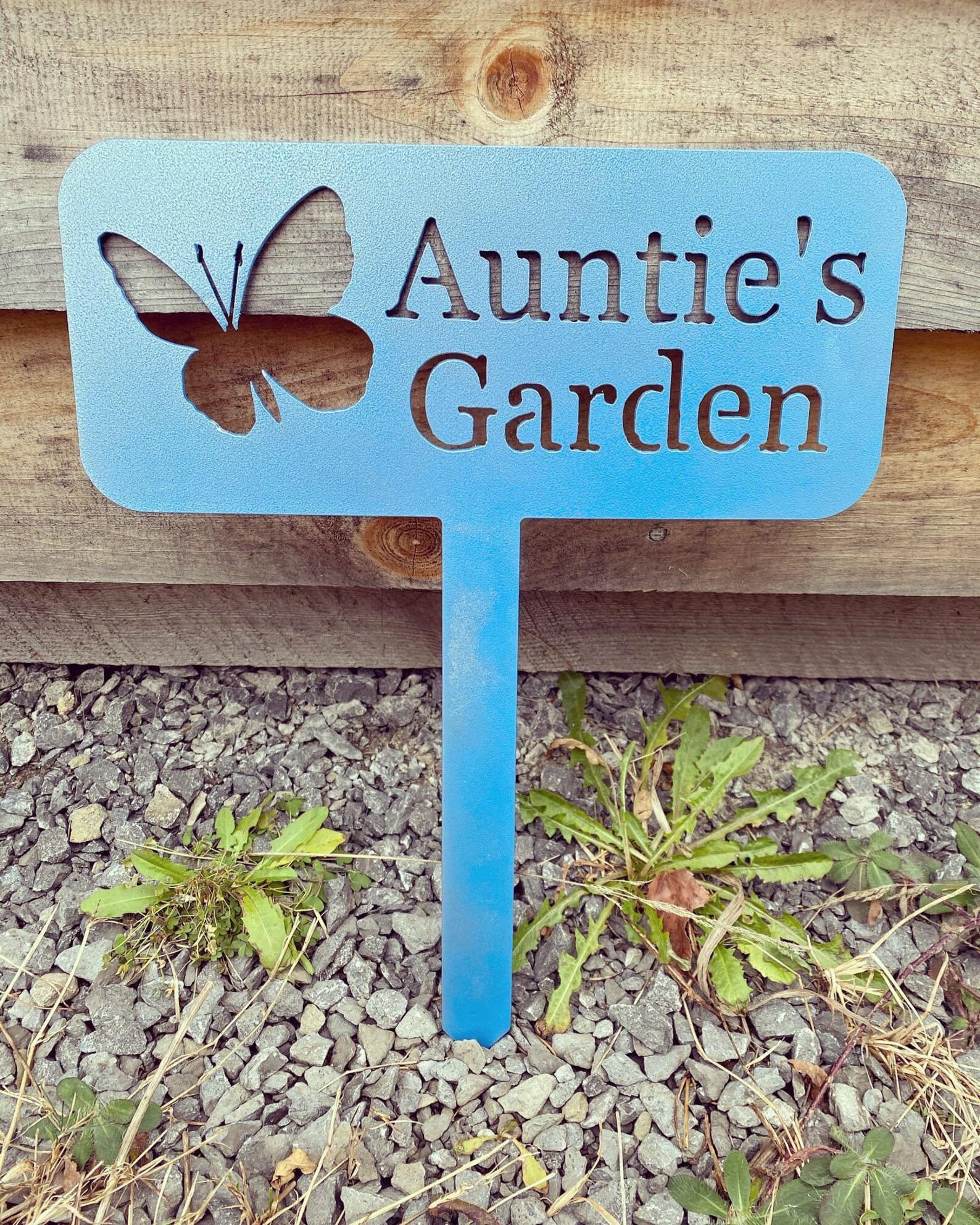 Personalized Garden Sign Custom Metal Garden Stake - Etsy