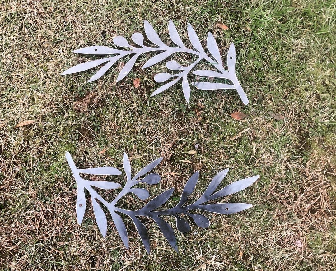Decorative Metal Vines - Metal Laurel Wreath Vines - Floral Wall Decor ...