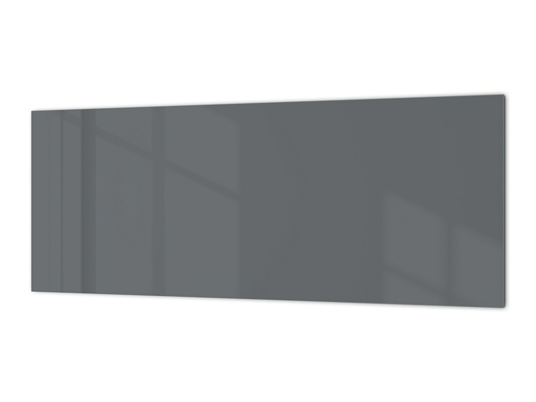Wide-format Glass Kitchen Panel With and W/o Stainless Steel Metal Back ...