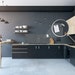 Wide-format Glass Kitchen Panel With and W/o Stainless Steel Metal Back ...