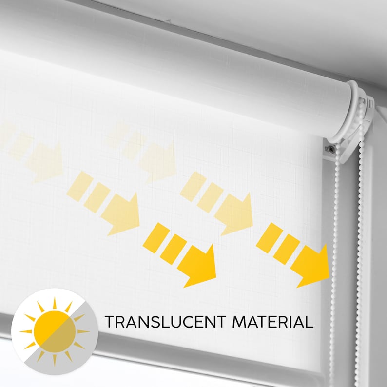 Custom Roller Blinds: Easy Install, Multi-stop, Indoor Window Shade - Etsy