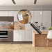 Contemporary Glass Kitchen Panel Wide Format Wall Backsplash Textures ...