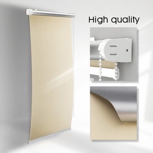 BIG Wall-mounted Blackout Roller Blinds - Roller Blind – Wall Mount ...