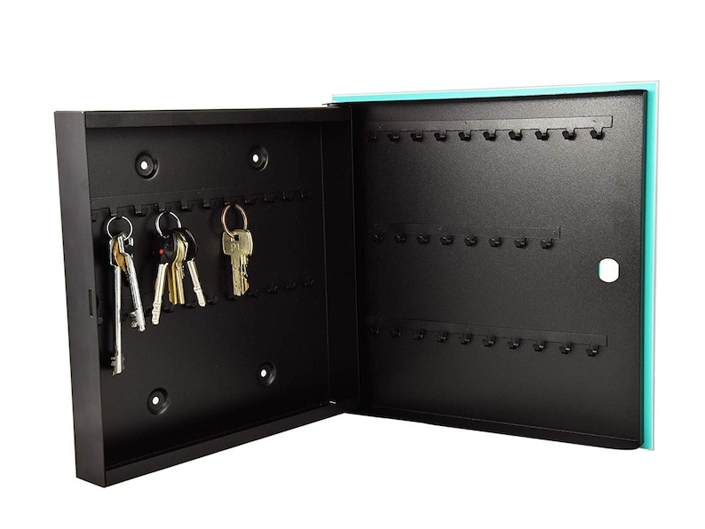 Key Cabinet - Key Box: Black - Etsy