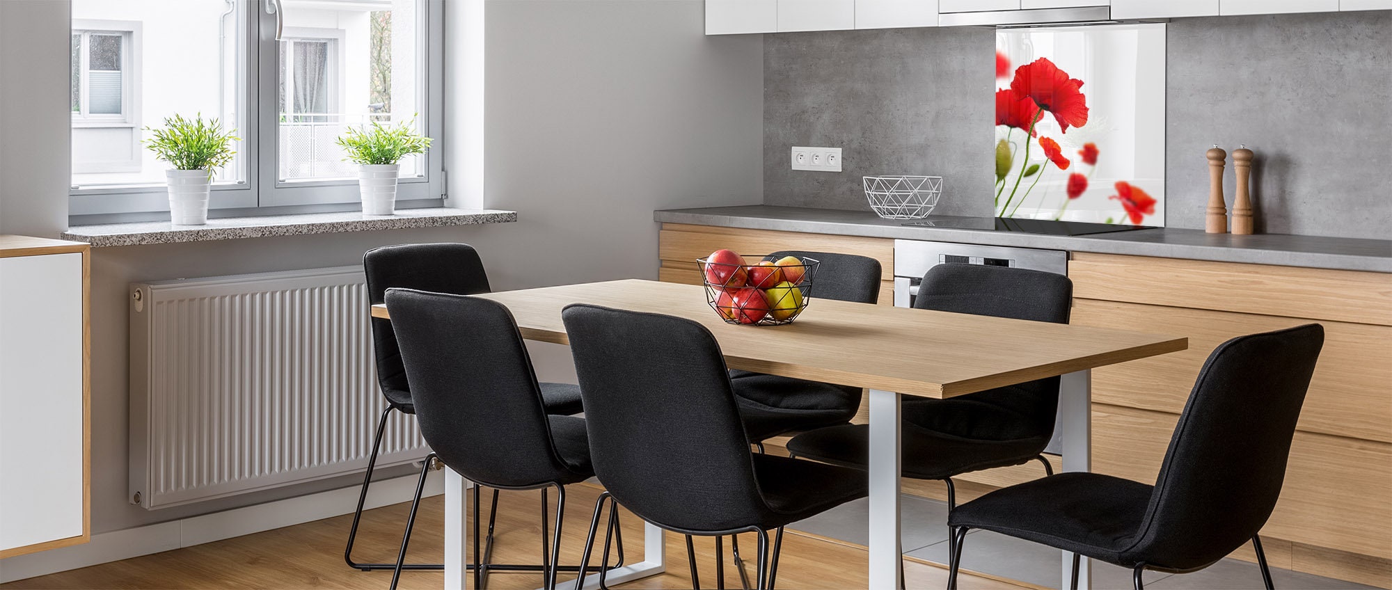 Glass Kitchen Backsplash – Tempered Glass Splashback – Photo Backsplash ...