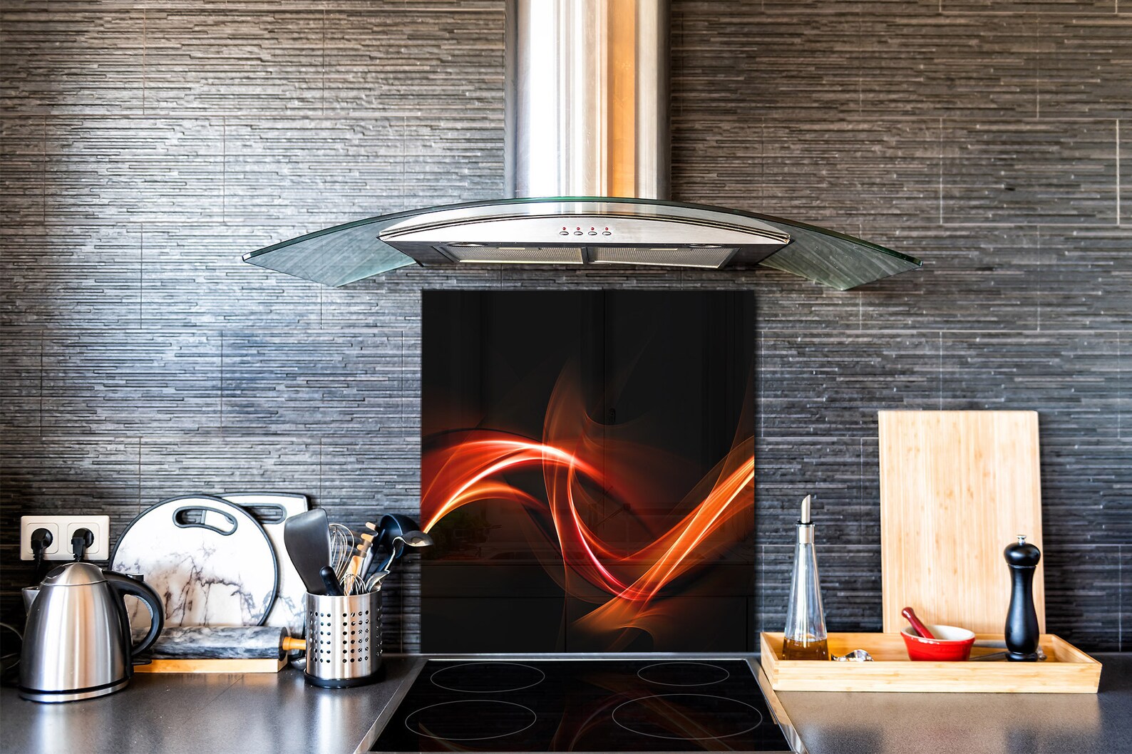Stunning Printed Glass Backsplash Tempered Glass Kitchen - Etsy
