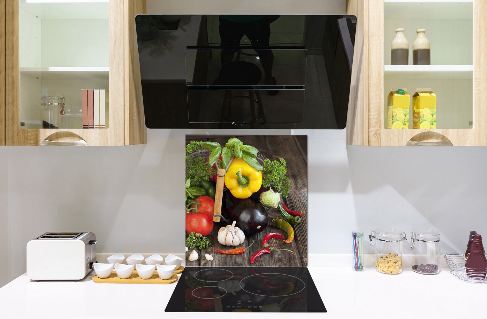 Toughtened Glass Upstand Glass Backsplash Kitchen & - Etsy