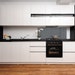 Wide-format Glass Kitchen Panel With and W/o Stainless Steel Metal Back ...