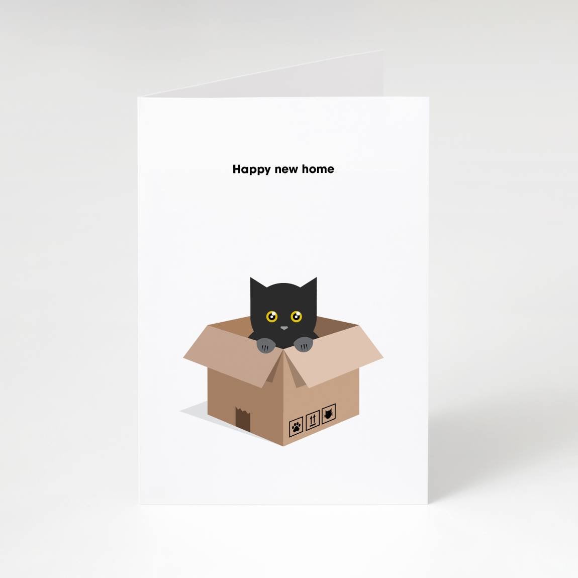 Funny Black Cat New Home Card: Cat Lover Moving Gift - Etsy UK