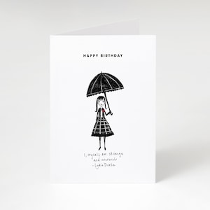 Strange and Unusual, Happy Birthday Card - Etsy UK