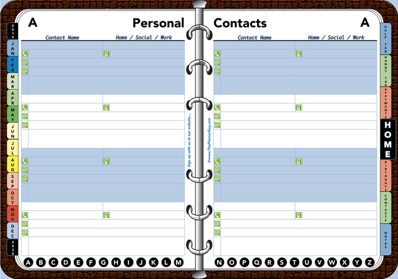 The Planner Guy 2020 Interactive Digital Planner / Diary 2 | Etsy