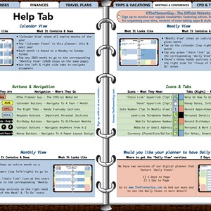 The Planner Guy 2020 Interactive Digital Planner / Diary 2 Days to Page ...