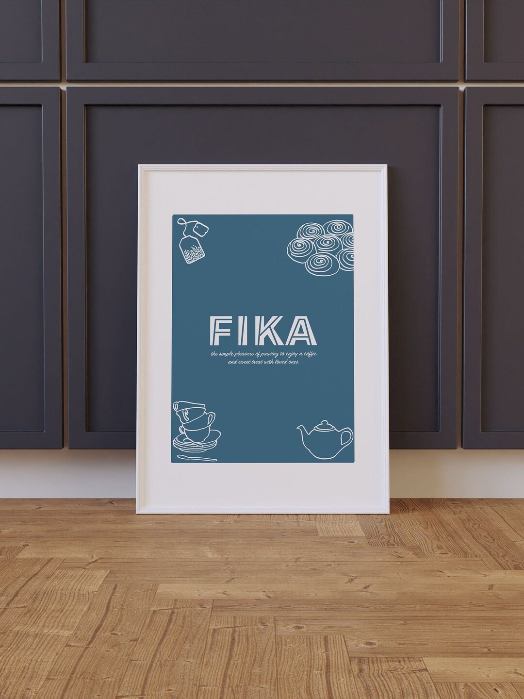 Fika Illustration, Coffee and Cake Illustration, Food Art, Food ...
