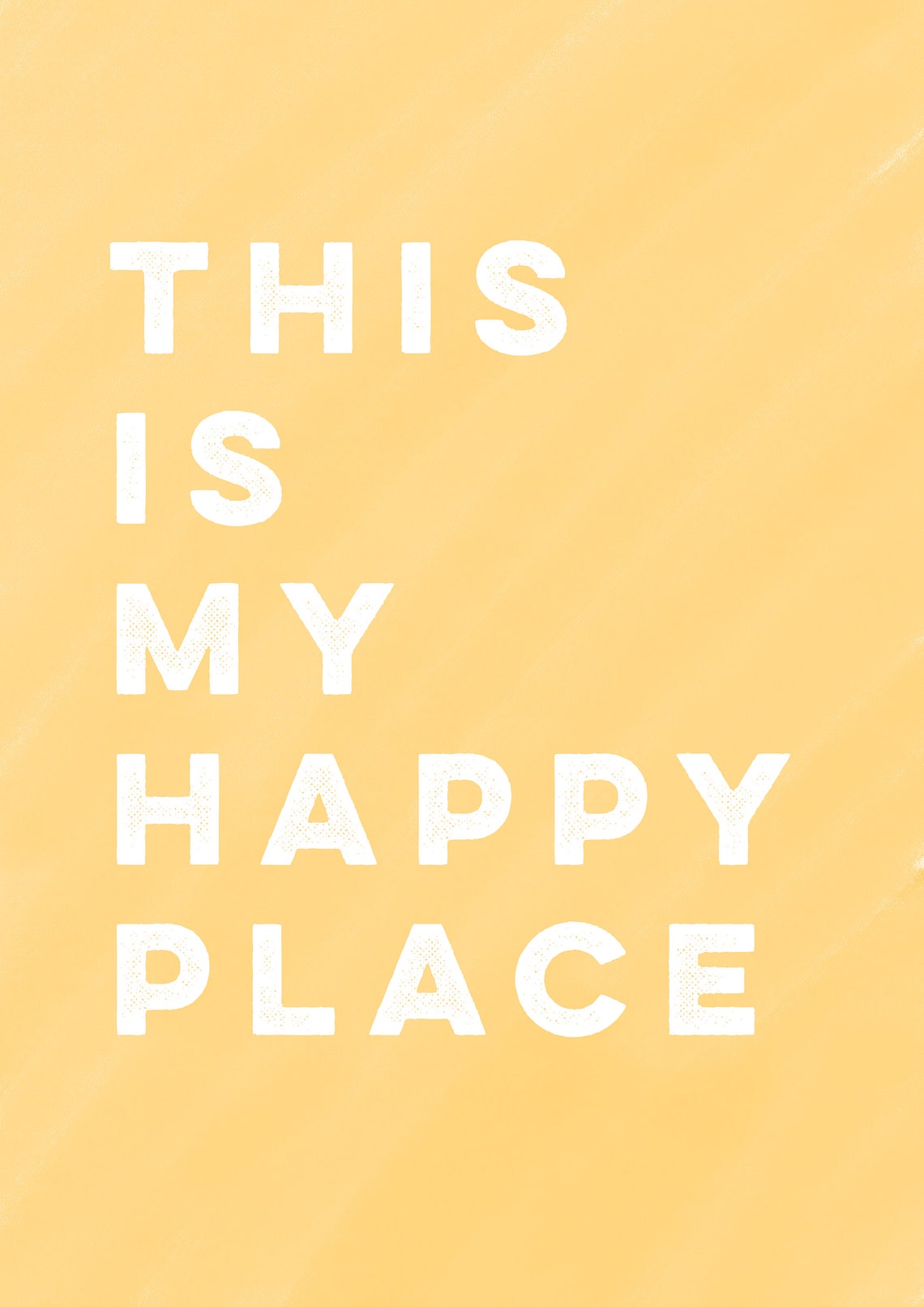 This is My Happy Place Print, Happy Place Print, Happy Print, Wall Art ...
