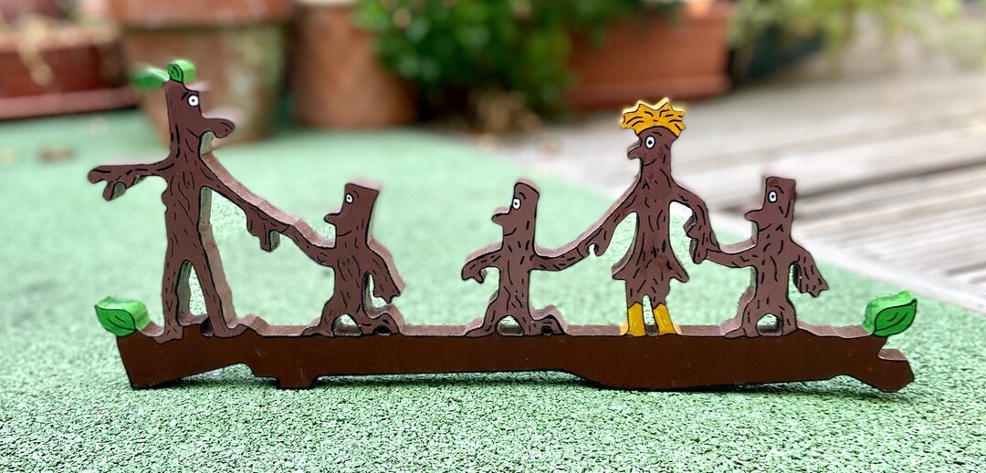 Stickman Plinth Decoration Stickman Storybook Wooden Decor Story Time ...