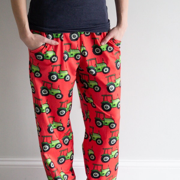 Adult Tractor Pajamas - Etsy