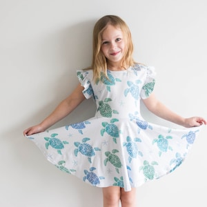 Sea Turtle Twirl Dress - Etsy