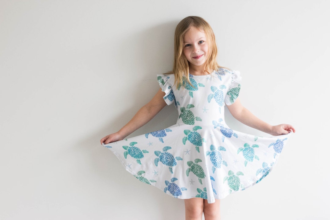 Sea Turtle Twirl Dress - Etsy
