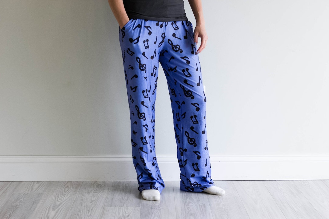 ON SALE! Music Note Adult Pants - Etsy