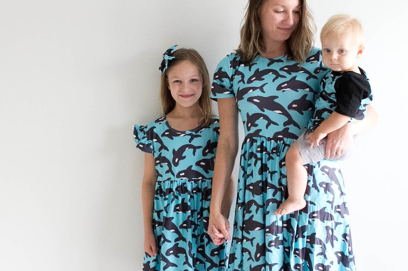 Adult Dress With Pockets - Orca - Etsy