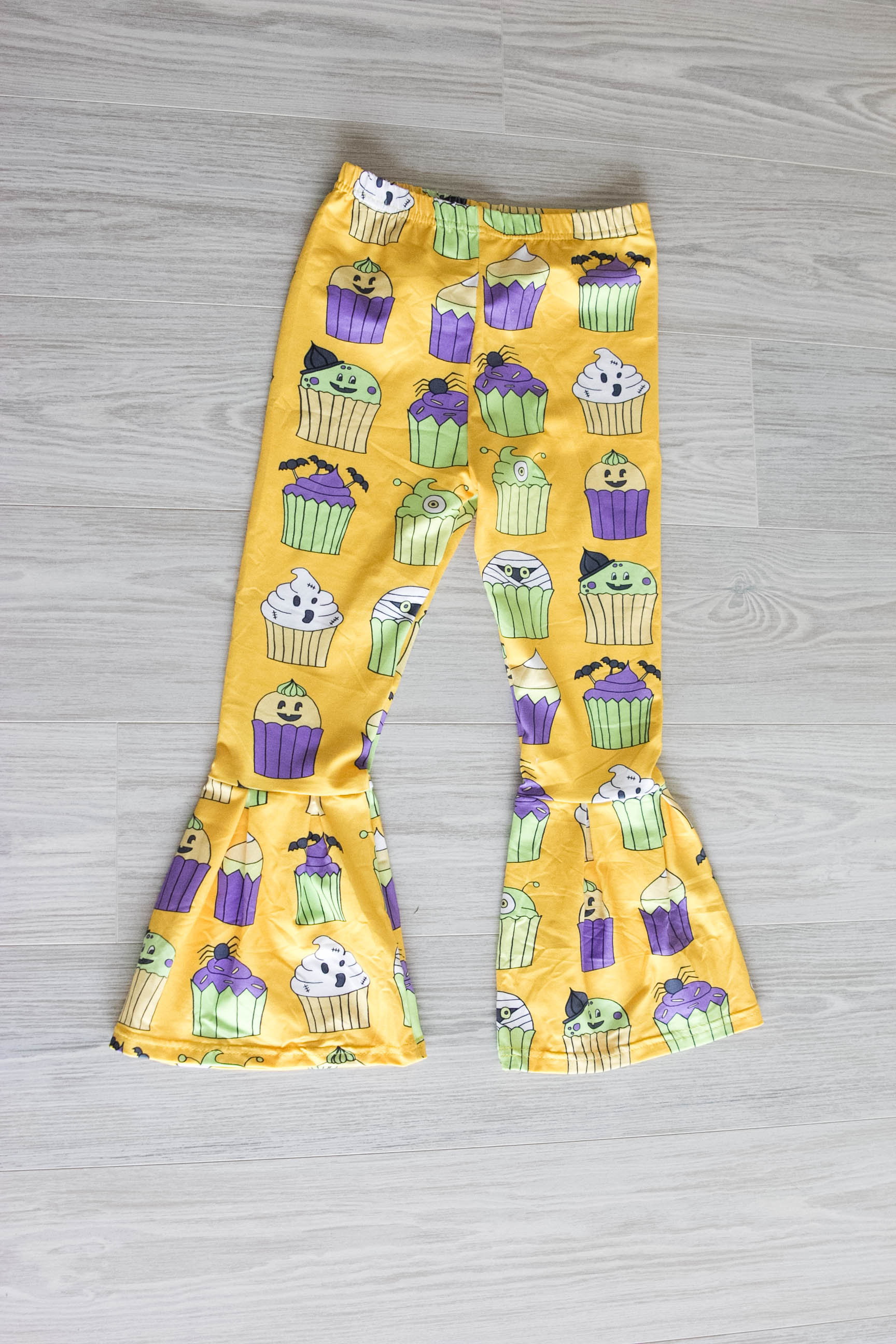 ON SALE Bell Bottom Halloween Cupcake Leggings | Etsy