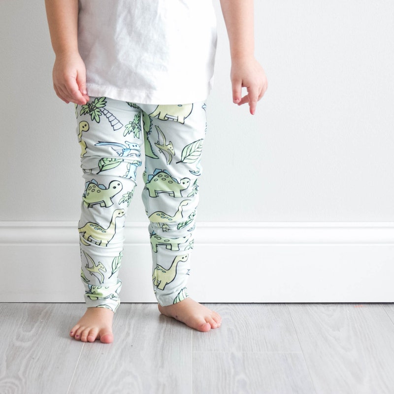 Dinosaur Girls Leggings - Etsy