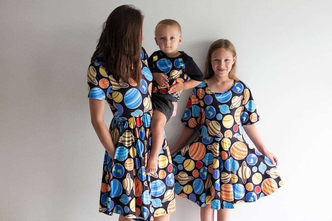 Adult Dress With Pockets - Solar System - Planets - Etsy