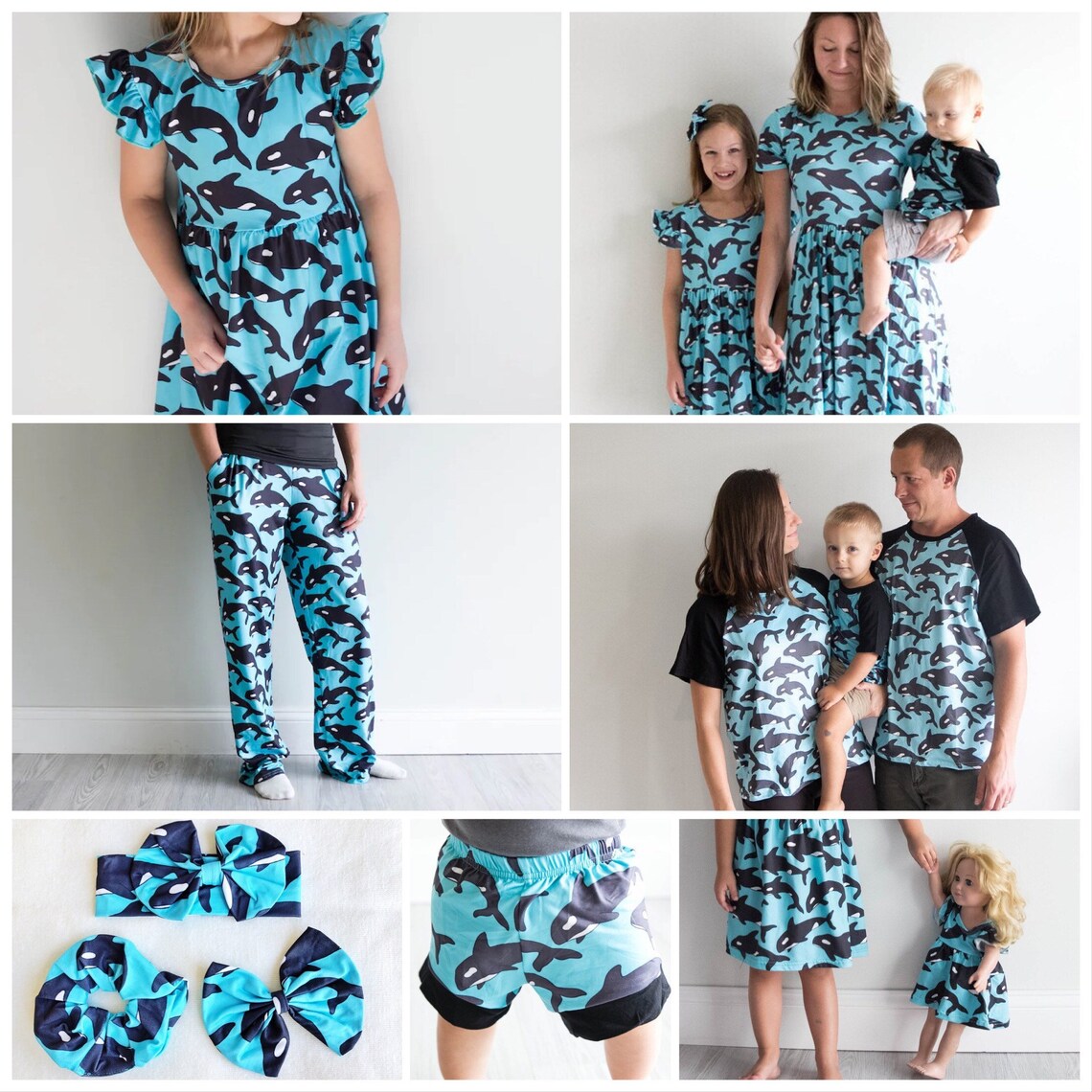 Orca Whale Flutter Dress - Etsy