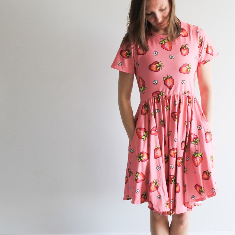 Strawberry Dress Women - Etsy