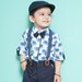 Beach Wedding Suit Boys Suit Set Pants, Shirt, Suspender, Bow Tie and ...