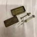 Vintage Metal Syringe Box Original Records, Antique Injection Box ...