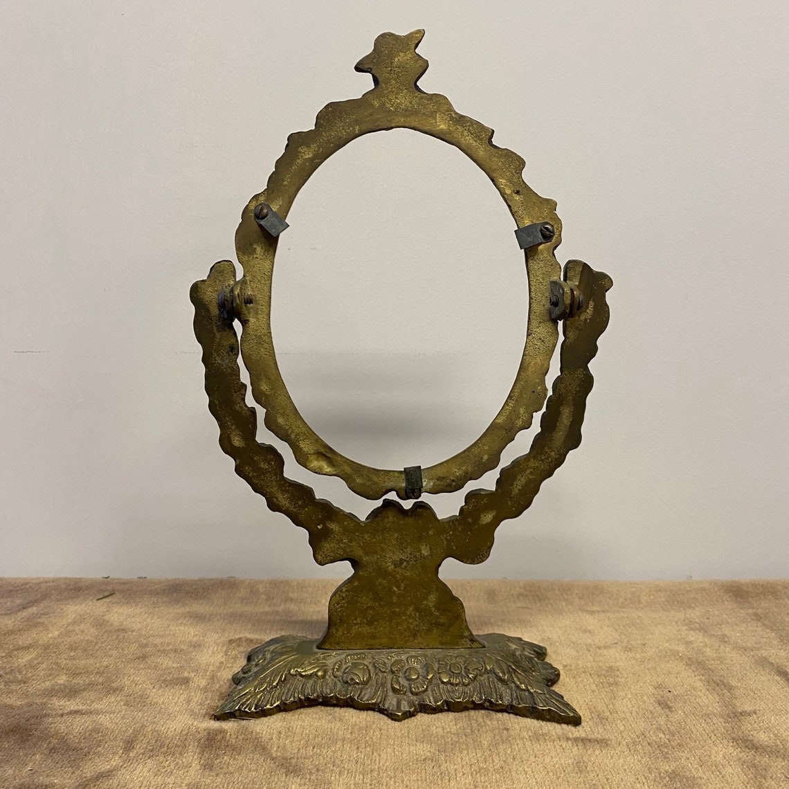 1940s Antique Brass Photo Frame, Vintage Photo Frame, Antique Brass ...