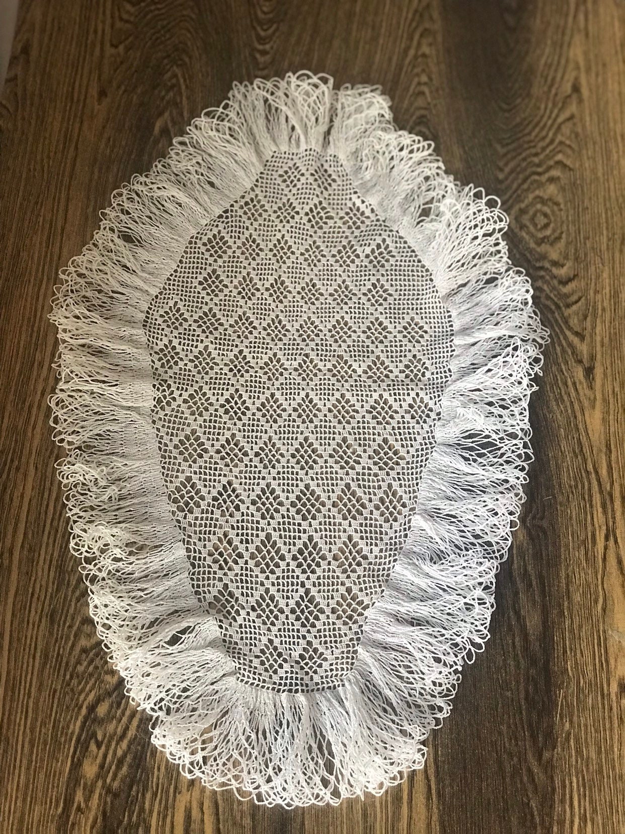 1960s Vintage Keepsake Centerpiece Doily / Vintage Doily / Rustic Home ...