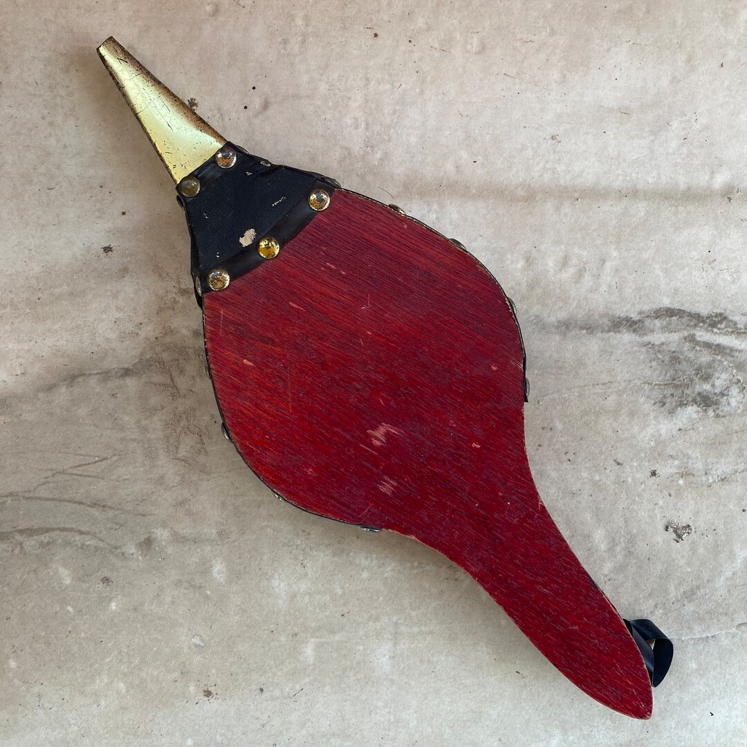 Vintage Primitive Fireplace Bellows, Rustic Countryside Decor, Retro ...