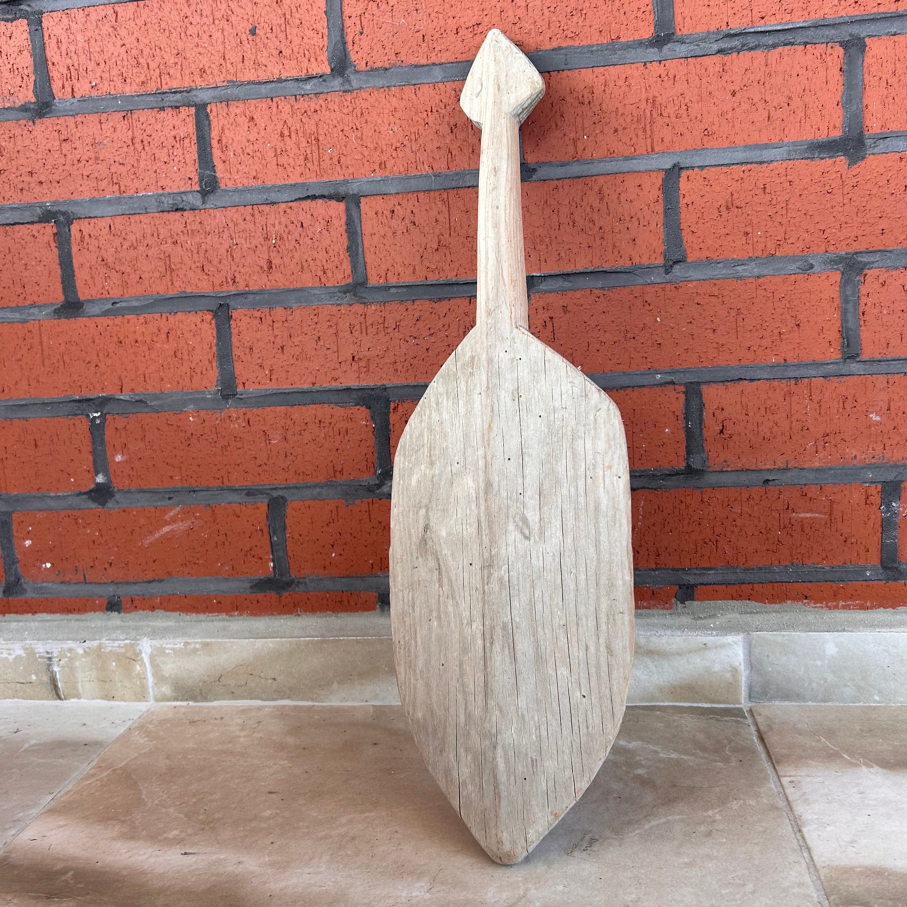 Antique Primitive Wooden Laundry Stick, Handmade Wooden Paddle, Vintage ...