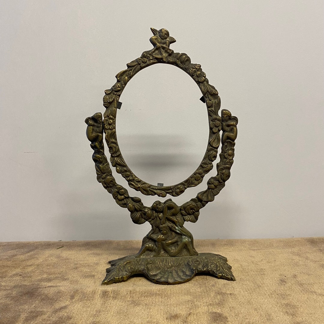 1940s Antique Brass Photo Frame, Vintage Photo Frame, Antique Brass ...