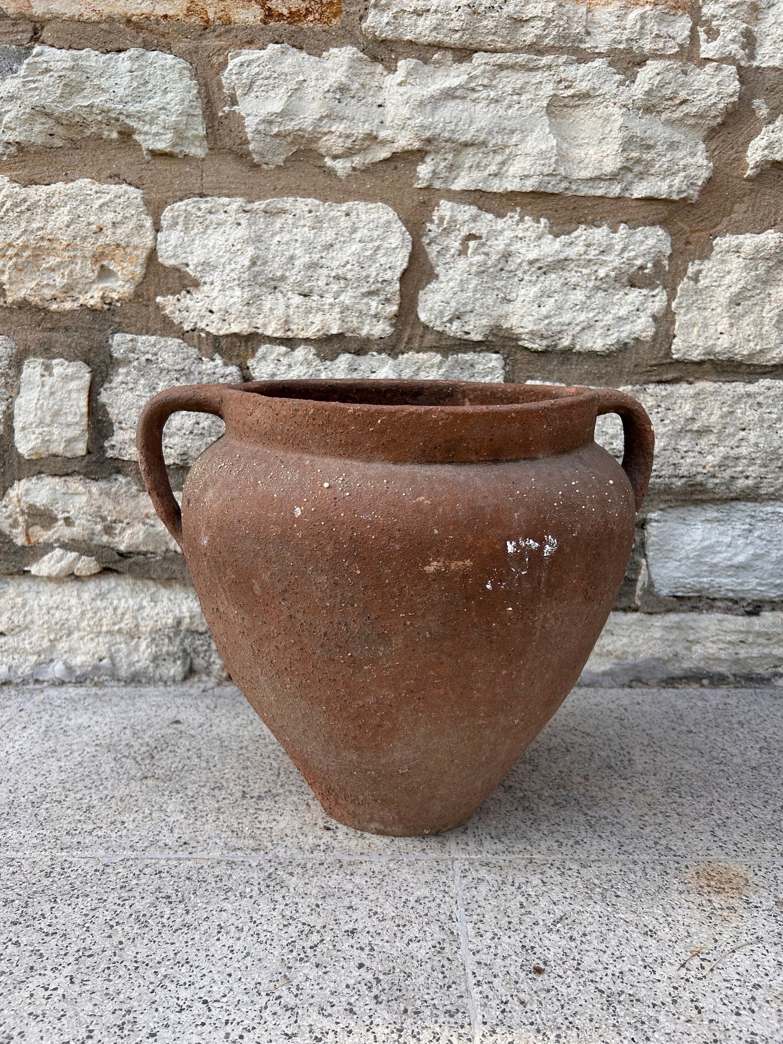 Antique Primitive Clay Pot, Rustic Amphora, Vintage Aegean and ...