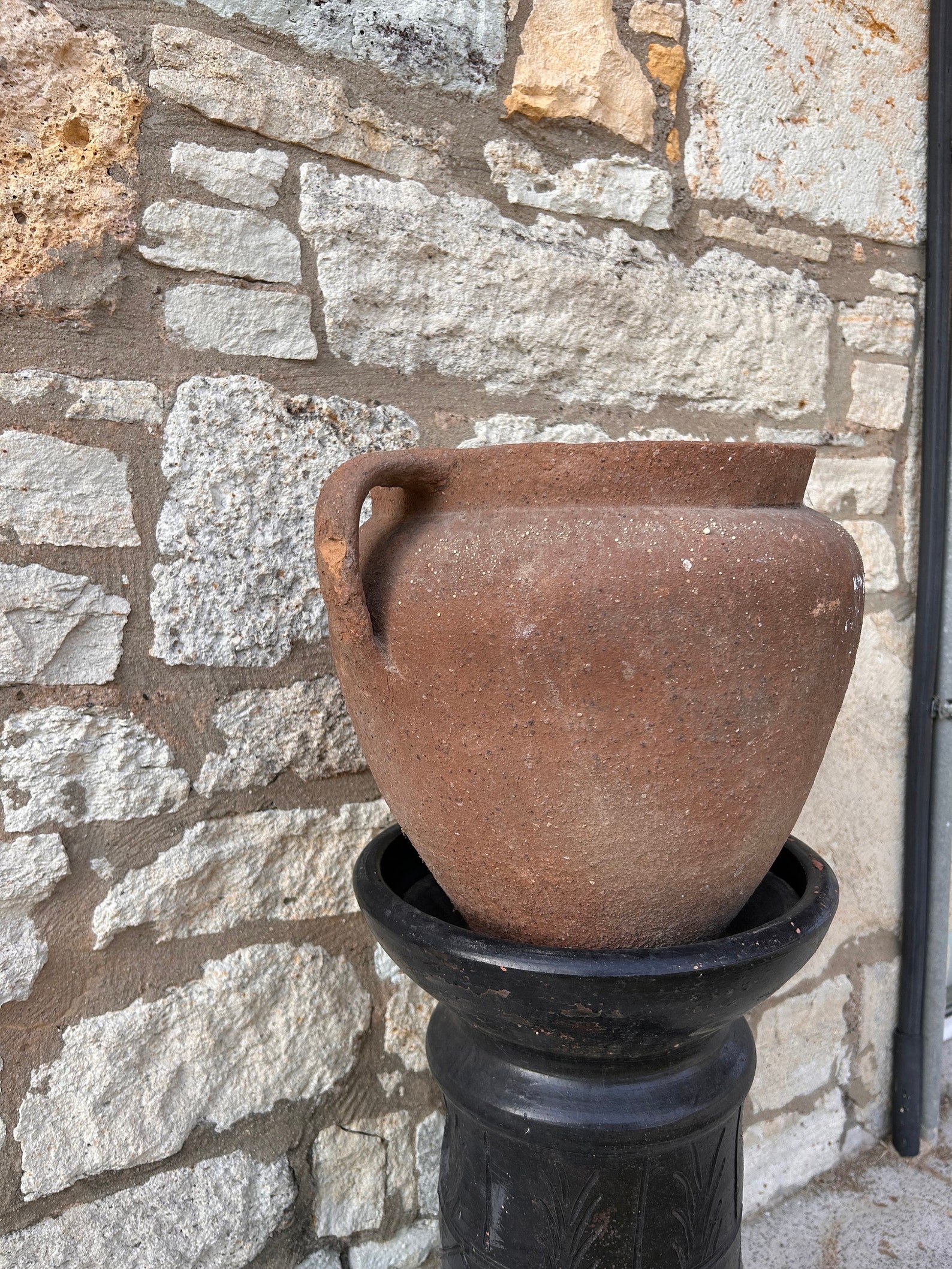 Antique Primitive Clay Pot, Rustic Amphora, Vintage Aegean and Mediterranean Olive Oil Vessel - Etsy