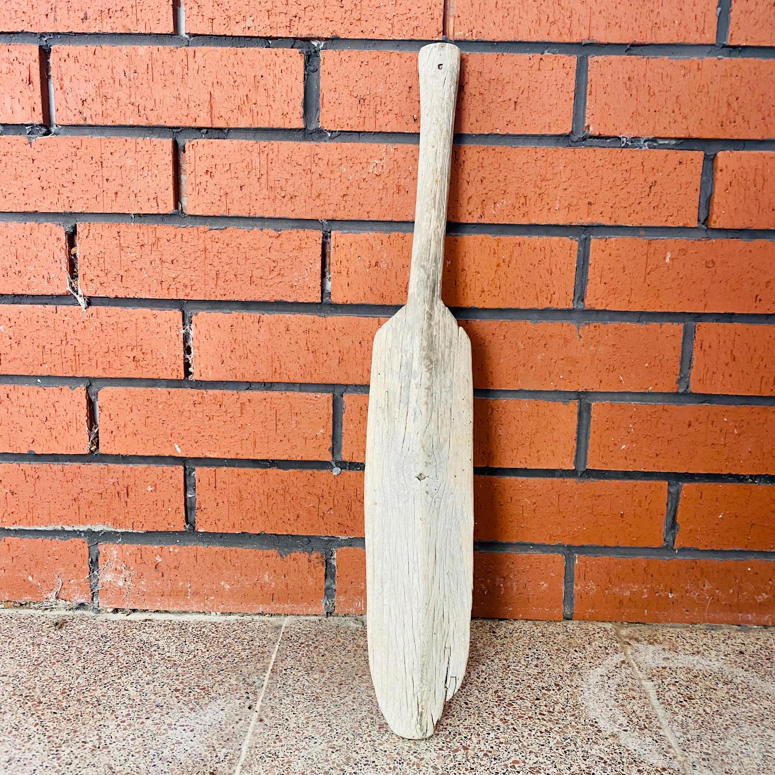 Antique Primitive Wooden Laundry Stick, Handmade Wooden Paddle, Vintage ...