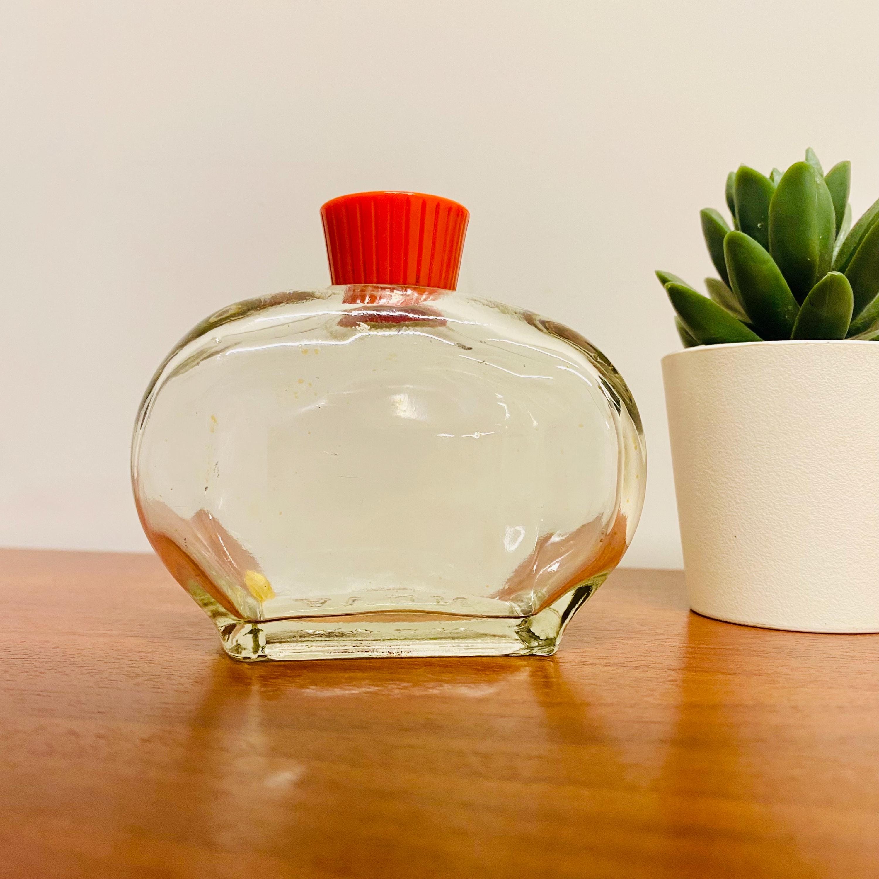 1980s Vintage Perfume Bottle, Collectible Glass Perfume Bottle, Mid ...