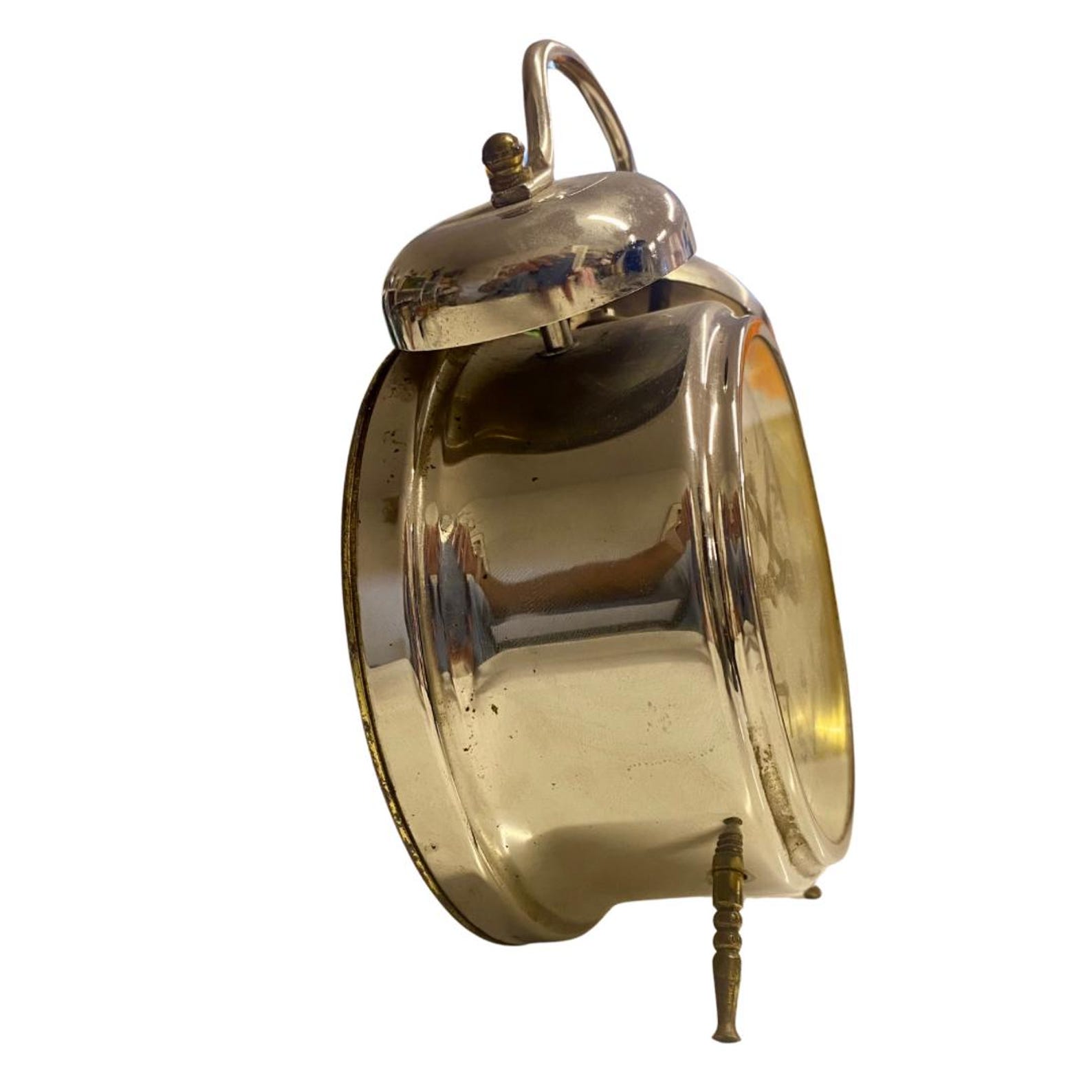 1960s Vintage German Peter Wind-up Alarm Clock, Retro Desk Clock, Old ...