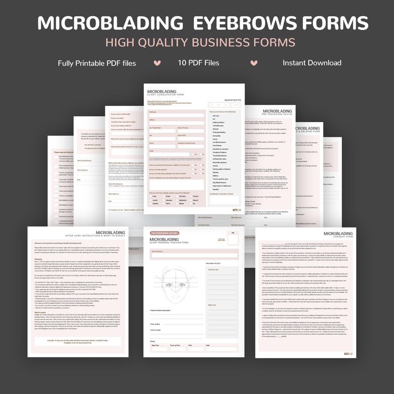 Microblading Aftercare - Etsy
