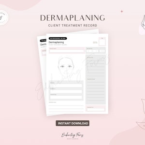 Dermaplaning Forms, Facial Consultation Form, Esthetician Forms ...