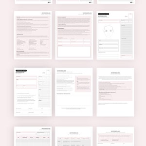 Microneedling Consultation Forms Consent Form Pre & Post - Etsy UK