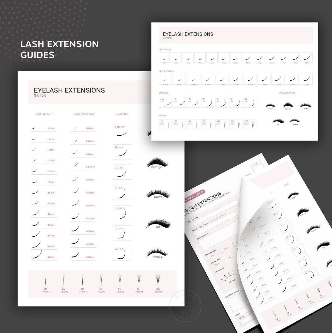Eyelash Extension Consultation Forms Client Intake Forms | Etsy